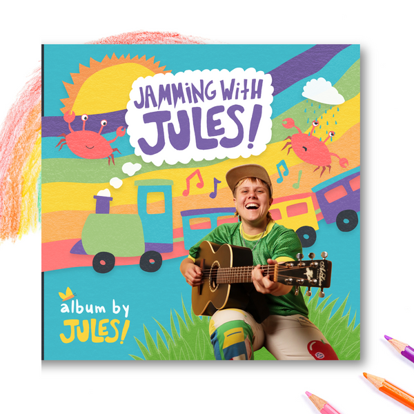 Jamming with Jules! CD comes with Sticker Sheet! – Jamming with Jules